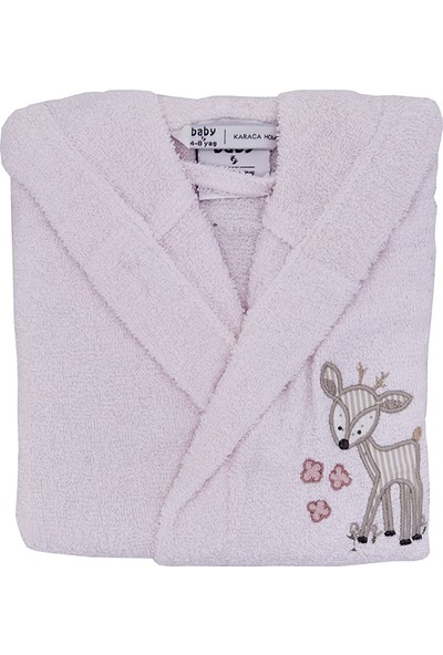 Karaca Home Doe 4-6 Yaş Bornoz - Pembe