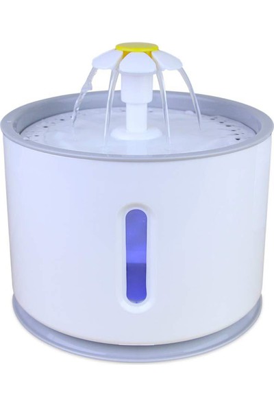 Buyfun LED Elektrikli USB ile 2.4 lt Otomatik Pet Kedi Su Çeşmesi