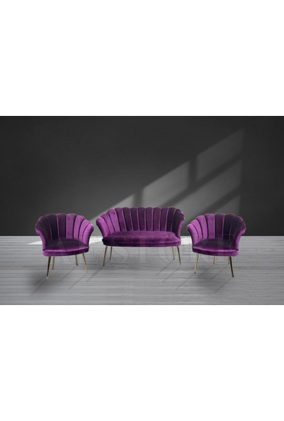 Ae Store Papatya Çay Seti Koltuk Takımı 2+1+1