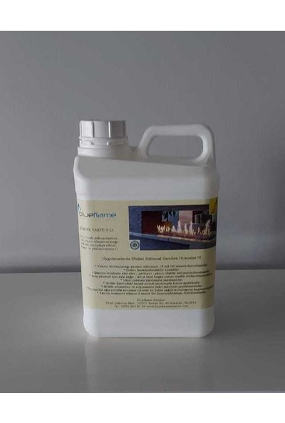 Blue Bio Ethanol Etanol Şömine Yakıtı 5 Litre