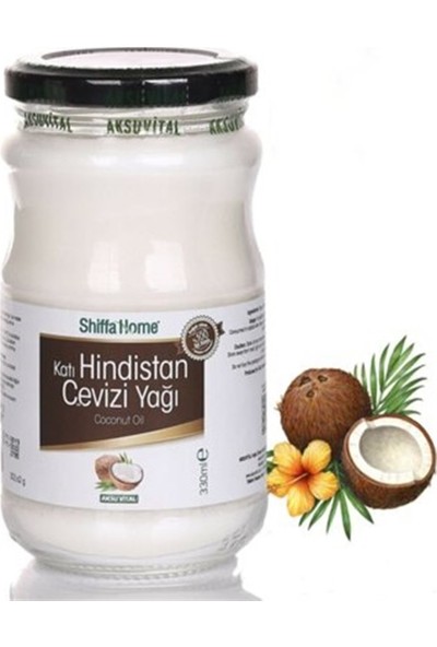 Aksu Vital Shiffa Home Katı Hindistan Cevizi Yağı 330 ml Aksu Vital Shiffa Home Katı Hindistan Cevizi Yağı 330 ml