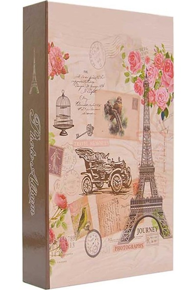 Nobbystar 300'LÜK 10x15 Eyfel Kulesi Desenli Fotoğraf Albümü