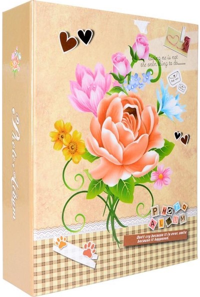 Nobbystar 100'LÜK 13x18cm Krem Çiçek Desenli Fotoğraf Albümü Nobbystar 100'LÜK 13x18cm Krem Çiçek Desenli Fotoğraf Albümü