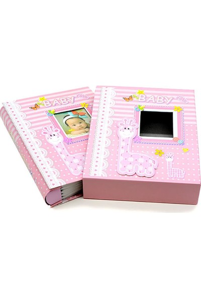 Nobbystar 200'LÜK 10x15cm Kutulu Kız Bebek Pembe Fotoğraf Albümü Nobbystar 200'LÜK 10x15cm Kutulu Kız Bebek Pembe Fotoğraf Albümü
