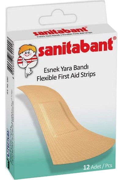 Sanitabant Esnek Yarabandı 12LI Sanitabant Esnek Yarabandı 12LI