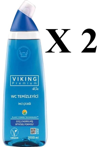 Viking Premium Wc Temizleyici Inci Çiçeği 750 ml - 2 'li Viking Premium Wc Temizleyici Inci Çiçeği 750 ml - 2 'li