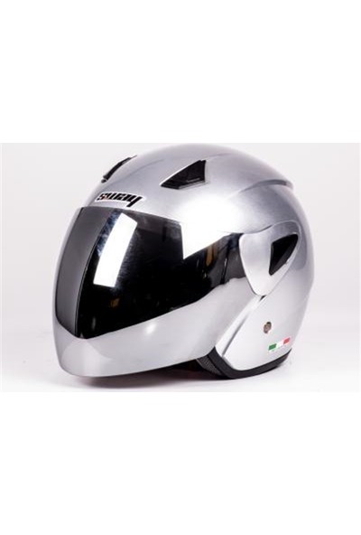 Sway Kask Sw 706 Yarım Camlı Ece Sertifikalı - Gri