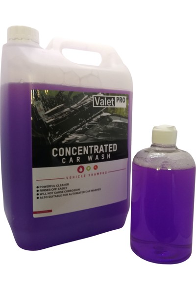 Valet Pro Concentrated Car Wash 1 Litre Bölünmüş (2X500ML) Valet Pro Concentrated Car Wash 1 Litre Bölünmüş (2X500ML)