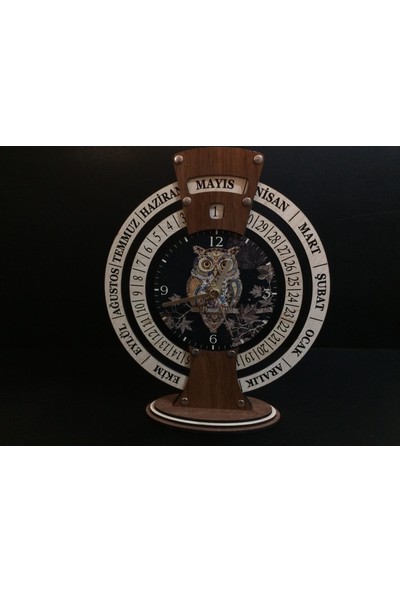 Gift Box Baykuş Sonsuz Takvimli Saat (Maya Takvimi) Gift Box Baykuş Sonsuz Takvimli Saat (Maya Takvimi)