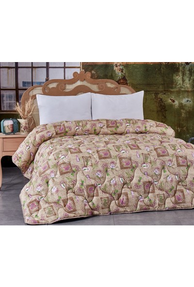 Komfort Home Baskılı Çift Kişilik Microfiber Yorgan 195X215 cm Komfort Home Baskılı Çift Kişilik Microfiber Yorgan 195X215 cm