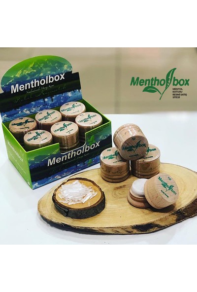 Menthol Box Migren Taşı , Spa Taşı ( 7 gr ) Menthol Box Migren Taşı , Spa Taşı ( 7 gr )