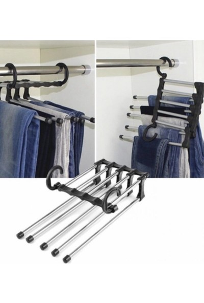 Umso Pantolon Askılık 5 Li Hareketli Askı