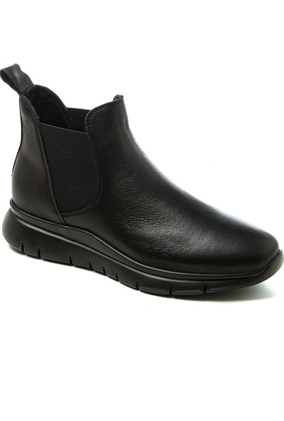 Frau Siyah Kadın Bot 42L3 Frau Guanto Beatles Nero