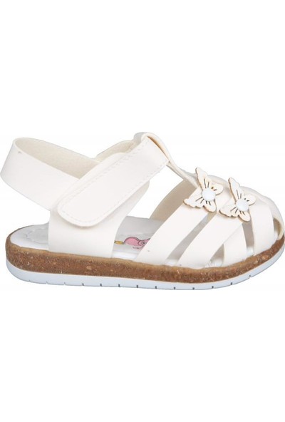 Şirin Bebe 201-25 (22-25 Arası) Beyaz Çocuk Sandalet Şirin Bebe 201-25 (22-25 Arası) Beyaz Çocuk Sandalet