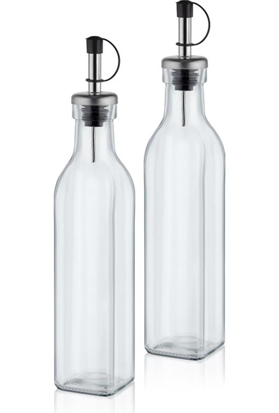 The Mia 2'li Set Cam Zeytinyağı Şişesi - 250 cc