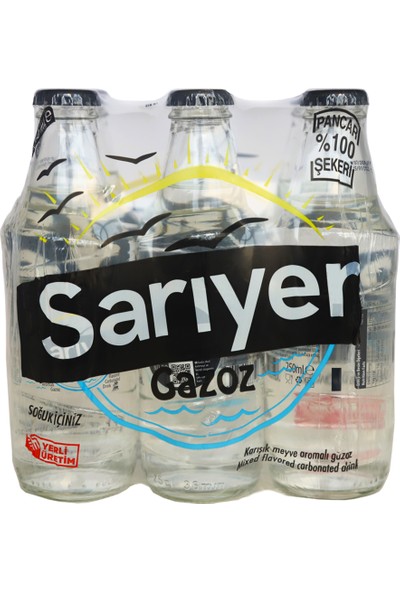 Sarıyer Gazoz Karışık Meyveli 6x250 ml Sarıyer Gazoz Karışık Meyveli 6x250 ml