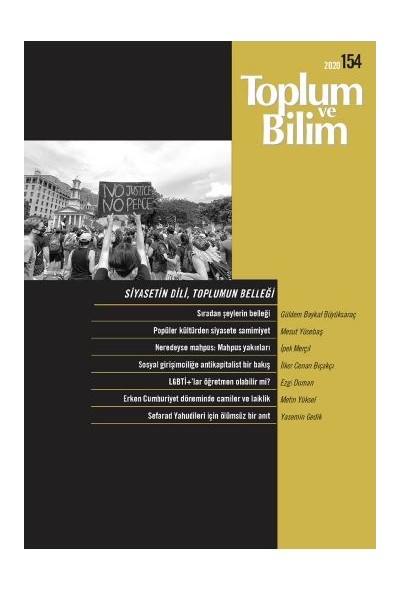 Toplum Ve BilimSayı 154 -