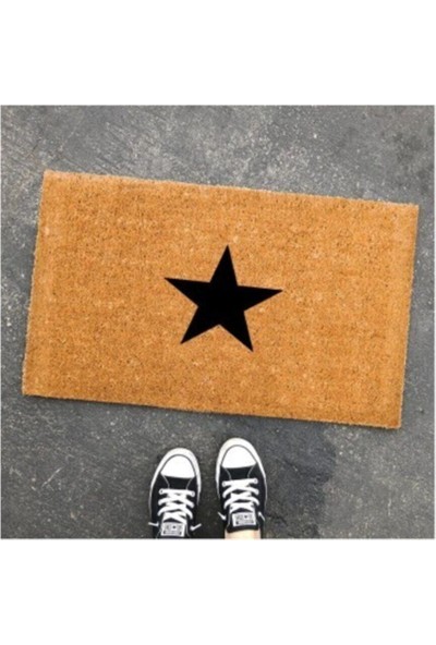 Lalavis Yıldız Desenli Paspas 40 x 70 cm