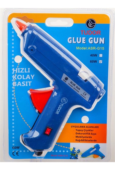 60W Slikon Hediyeli Mavi Slikon Tabancası