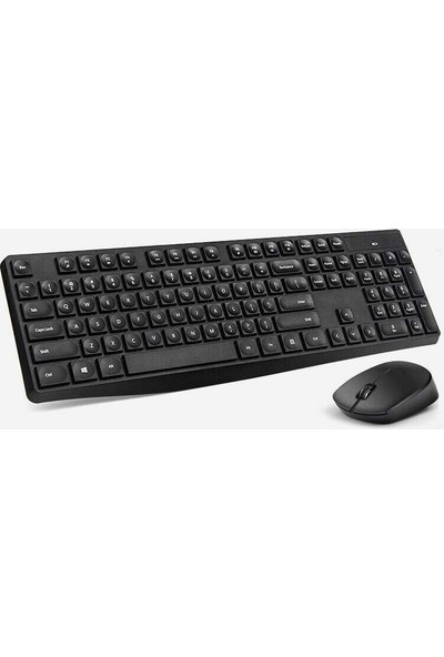Hp CS10 USB Kablosuz Klavye + Mouse Set Siyah TÜRKÇE Q Hp CS10 USB Kablosuz Klavye + Mouse Set Siyah TÜRKÇE Q