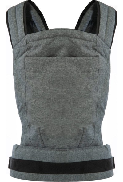 Jimmy Baby Bebek Taşıma Şapkalı Gri Kanguru