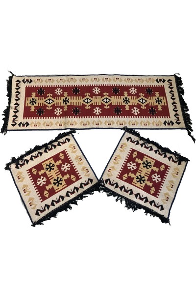 ELMASS Oto Koltuk Kılıfı 3'lü Set Çift Taraflı Kullanılabilir Her Araca Uygun