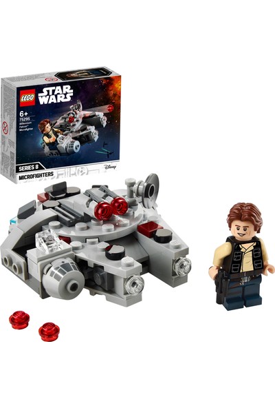 LEGO® Star Wars™ Milenyum Şahini Mikro Savaşçı 75295 - Çocuklar için Yıldız Savaşları Oyuncak Yapım Seti (101 Parça) LEGO® Star Wars™ Milenyum Şahini Mikro Savaşçı 75295 - Çocuklar için Yıldız Savaşları Oyuncak Yapım Seti (101 Parça)