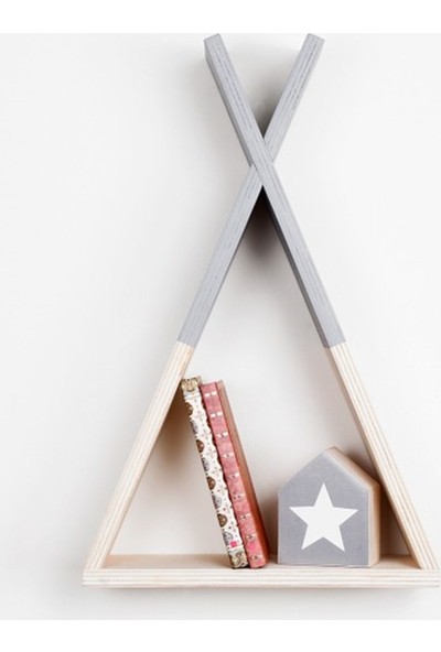 Jaju Baby Gri Çadır Tepe Raf