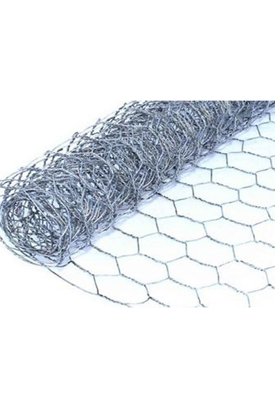 Ticaretjet 100 Cm, 7x7 Göz Aralıklı Örgülü Çit Teli 1,3 mm Kalınlığında