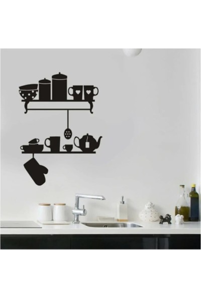 Walldeco Mutfak Gereçleri Duvar Sticker Walldeco Mutfak Gereçleri Duvar Sticker