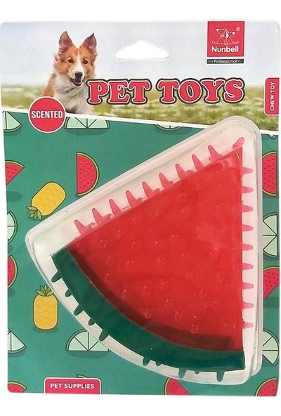 Nunbell Karpuz Aromalı Köpek Oyuncağı