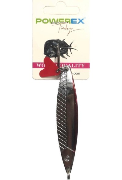 Powerex Pilgrim 26.5 gr 8.6 cm Metal Kaşık Red/silver MOD.188 Powerex Pilgrim 26.5 gr 8.6 cm Metal Kaşık Red/silver MOD.188