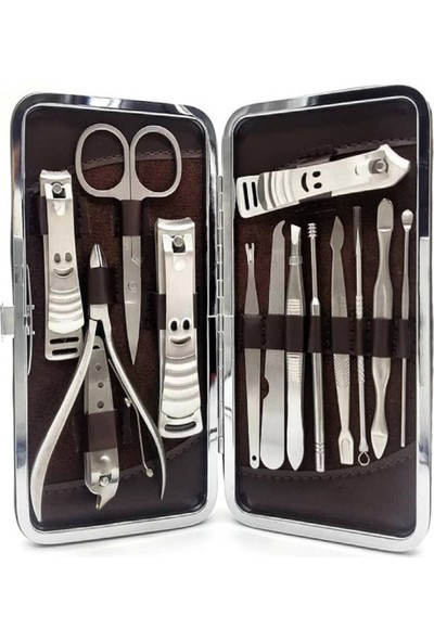 Avemor Çelik Manikür Seti 14 Parça