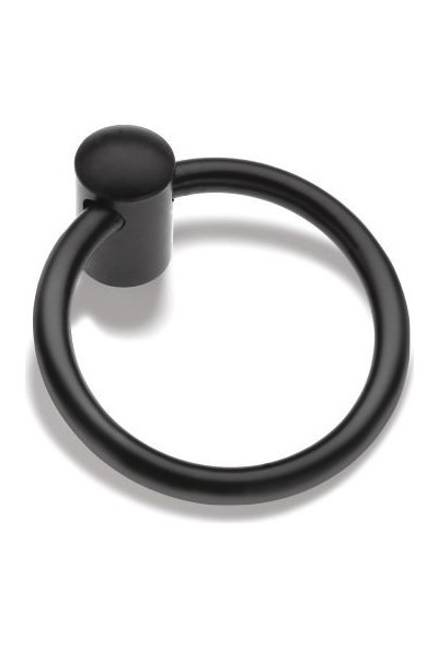 Demaks Halka Mat Siyah Lüks Mobilya Dolap Çekmece Kulpu