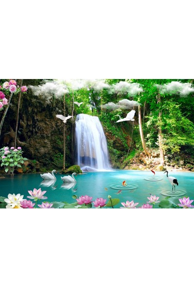 Cici Evim 3 Boyutlu Duvar Kağıdı Poster + Tutkal Cici Evim 3 Boyutlu Duvar Kağıdı Poster + Tutkal