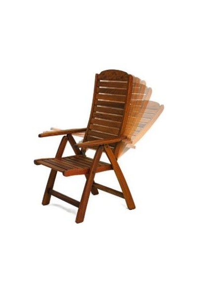 Intersystem Ayarlı 5 Poz Retro Bahçe Sandalyesi, Iroko, Ahşap Intersystem Ayarlı 5 Poz Retro Bahçe Sandalyesi, Iroko, Ahşap