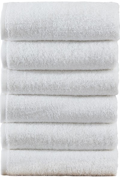 Nevresim Dünyası Otel Tipi 6'lı Pamuk Havlu