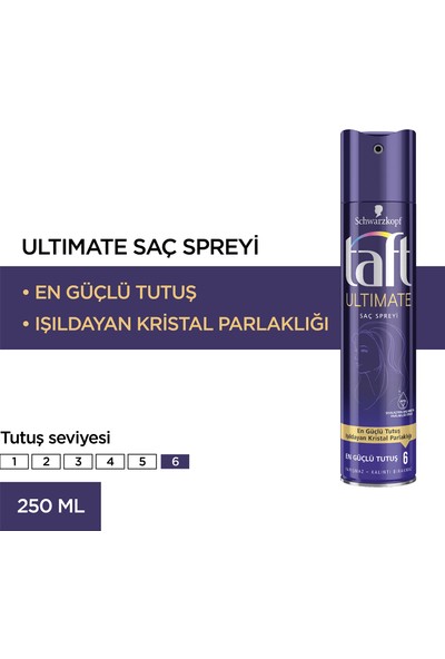 Taft Sprey Ultimate 250ml Taft Sprey Ultimate 250ml