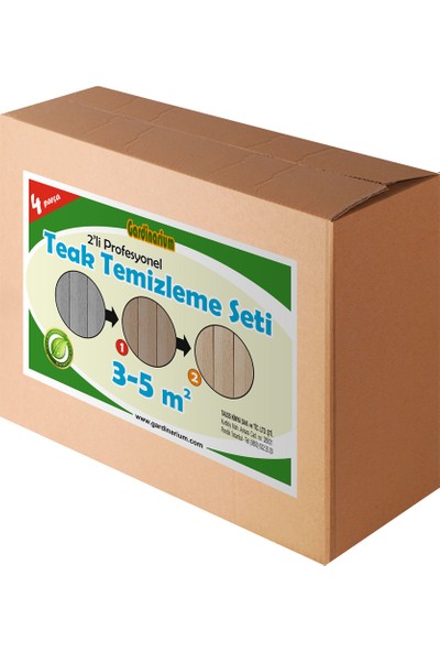 Gardinarium TEAK / Tik Temizleme Seti (4 parça) 3 - 5 m2 Gardinarium TEAK / Tik Temizleme Seti (4 parça) 3 - 5 m2