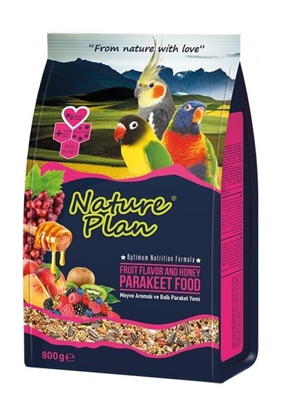 Nature Plan Paraket Kuşu Yemi 800 gr Nature Plan Paraket Kuşu Yemi 800 gr