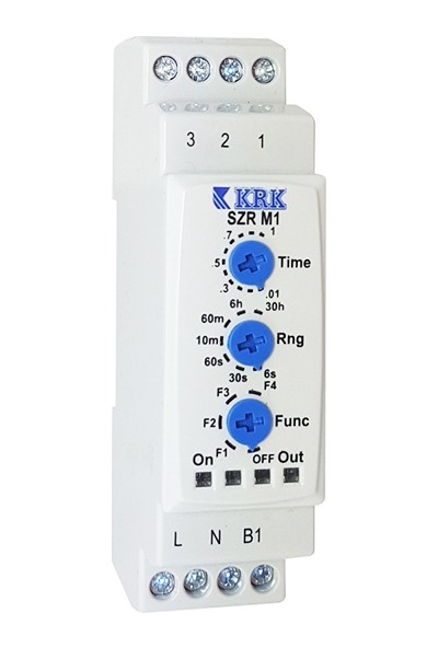 Krk Szr M1 Çok Fonksiyonlu Zaman Rölesi Krk Szr M1 Çok Fonksiyonlu Zaman Rölesi