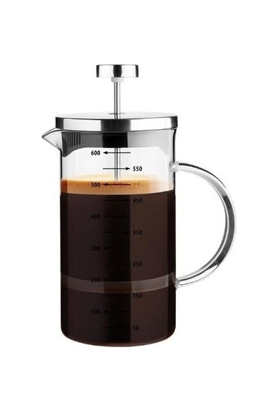 Cambu Borosilikat French Press Ateşe Dayanıklı Demlik 600 ml Cambu Borosilikat French Press Ateşe Dayanıklı Demlik 600 ml