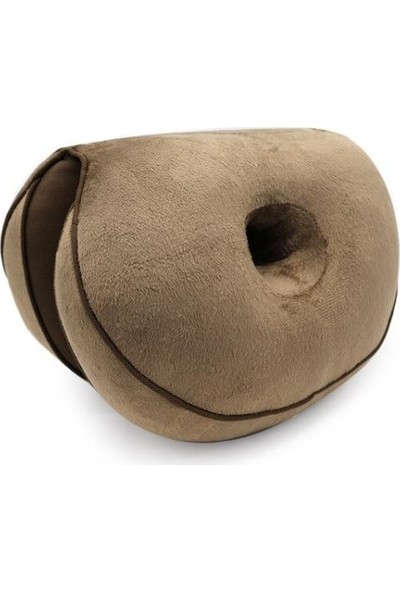 Yukka Kahve Peluş Katlanır Rahat Yastık Yukka Kahve Peluş Katlanır Rahat Yastık