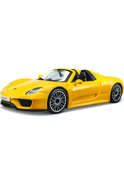 Bburago 1:24 Porsche 918 Spyder Model Araba Sarı Bburago 1:24 Porsche 918 Spyder Model Araba Sarı