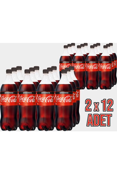 Coca-Cola Coca Cola 1 Lt * 24 Adet