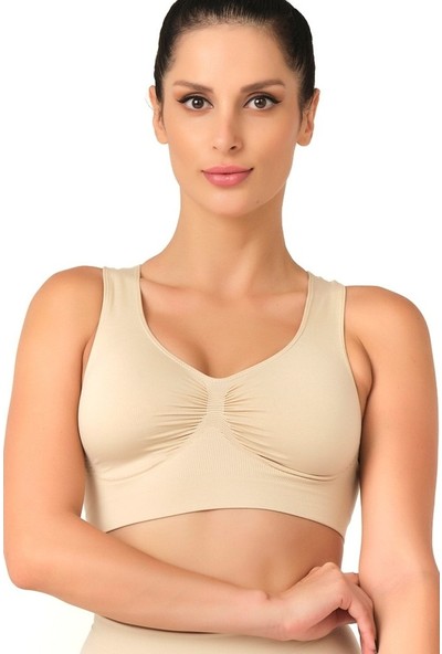 Nbb 2411 Bayan Cup'lı Toparlayıcı Sporcu Büstiyer Sütyen