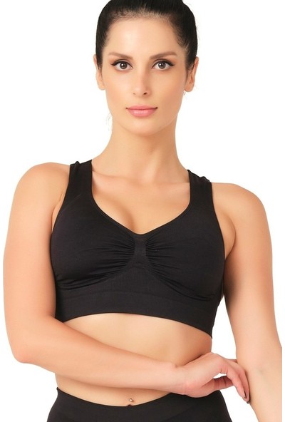 Nbb 2411 Bayan Cup'lı Toparlayıcı Sporcu Büstiyer Sütyen