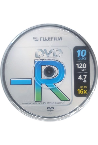 Fujifilm DVD-R 16X 4.7 GB C-Box - 10 Adet
