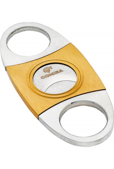 Cohiba Gold Gri Komple Çelik Puro Makası RA65SR Cohiba Gold Gri Komple Çelik Puro Makası RA65SR