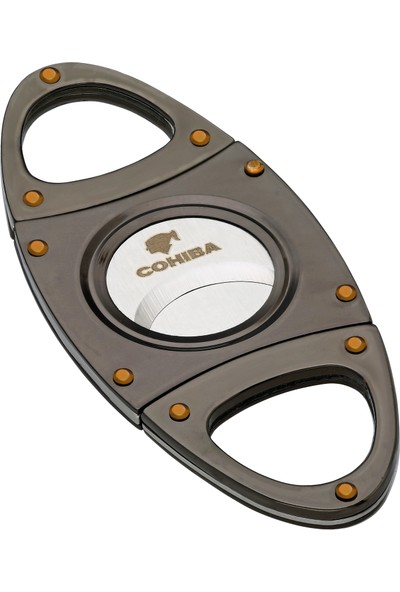 Cohiba Kutusunda Siyah Çelik Puro Makası RA60SY Cohiba Kutusunda Siyah Çelik Puro Makası RA60SY